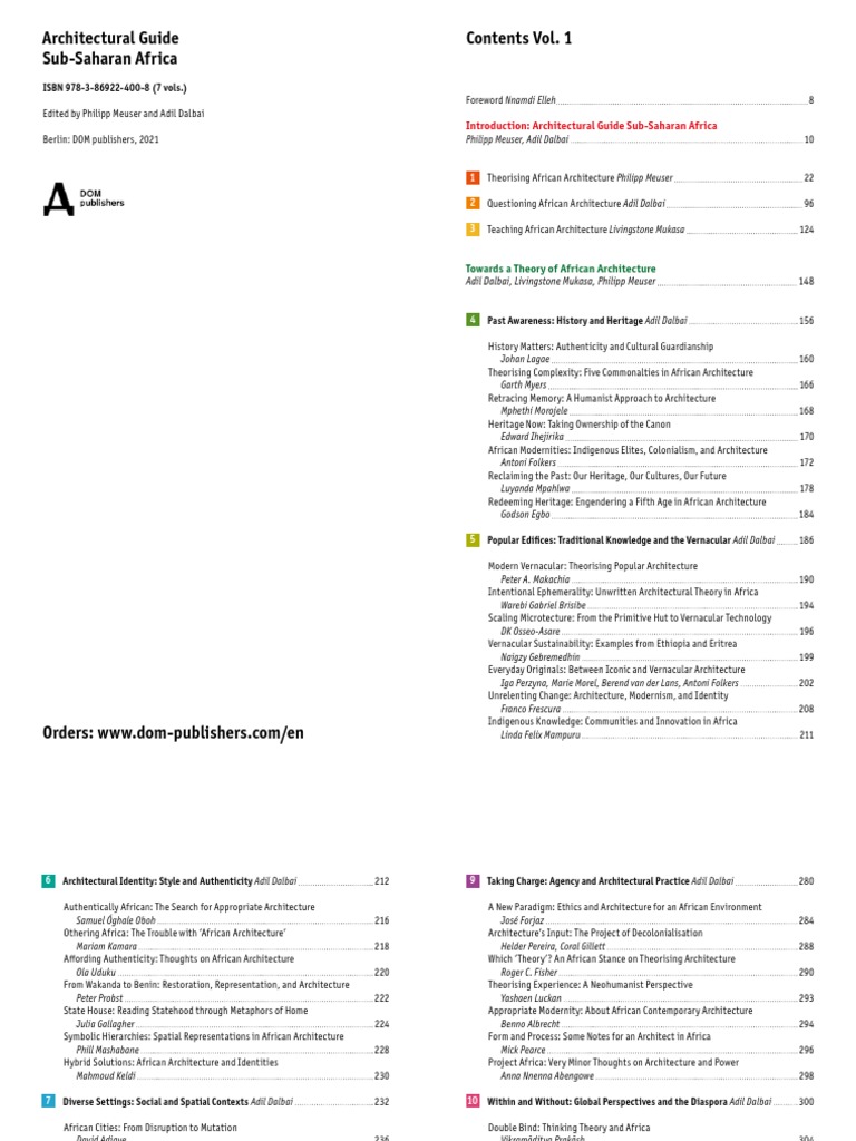 Sub Saharan Africa Book - Content | PDF