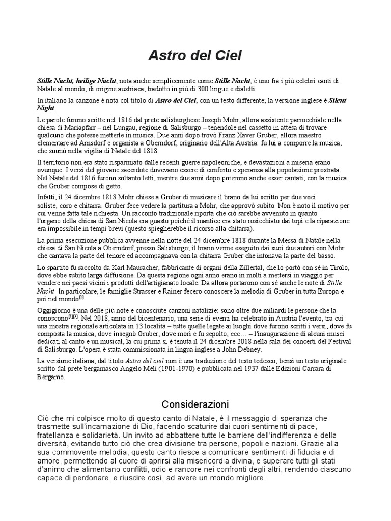 Astro Del Ciel | PDF