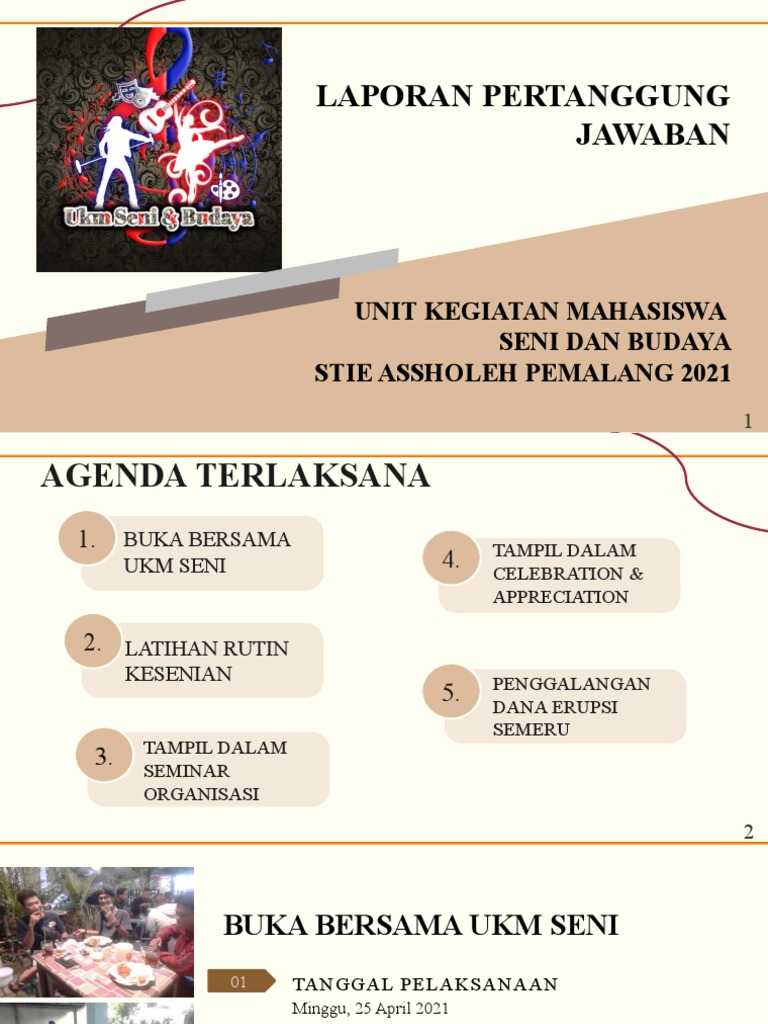 LPJ Ukm Seni 2021 | PDF