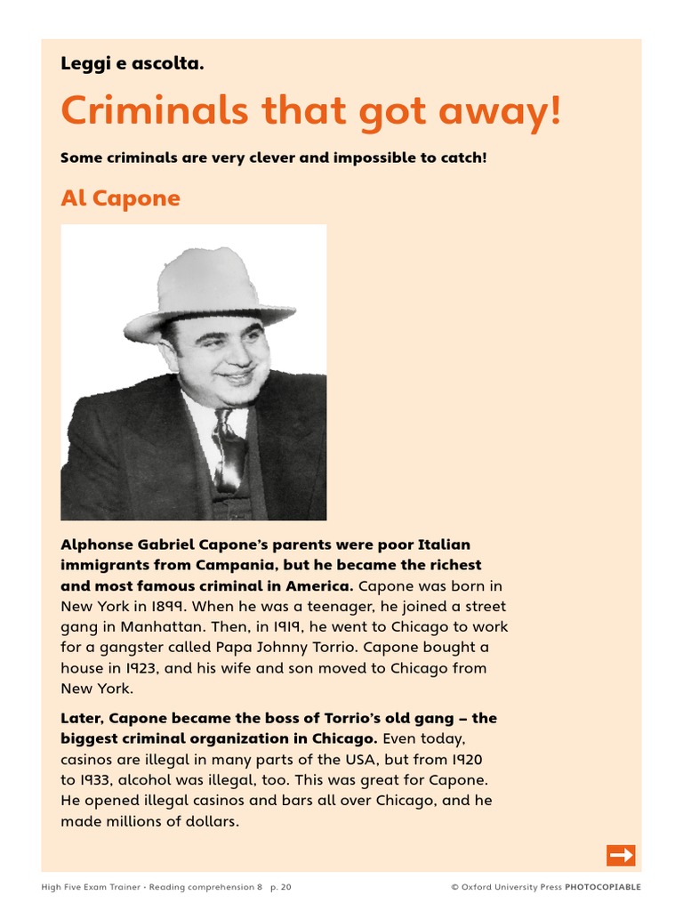 Criminals That Got Away!: Al Capone | PDF | Al Capone