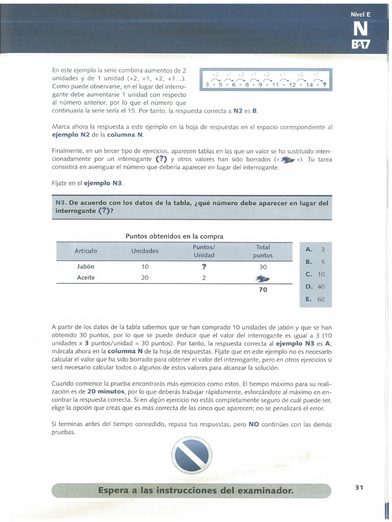 32 - Cuadernillo BAT 7 Nivel E | PDF