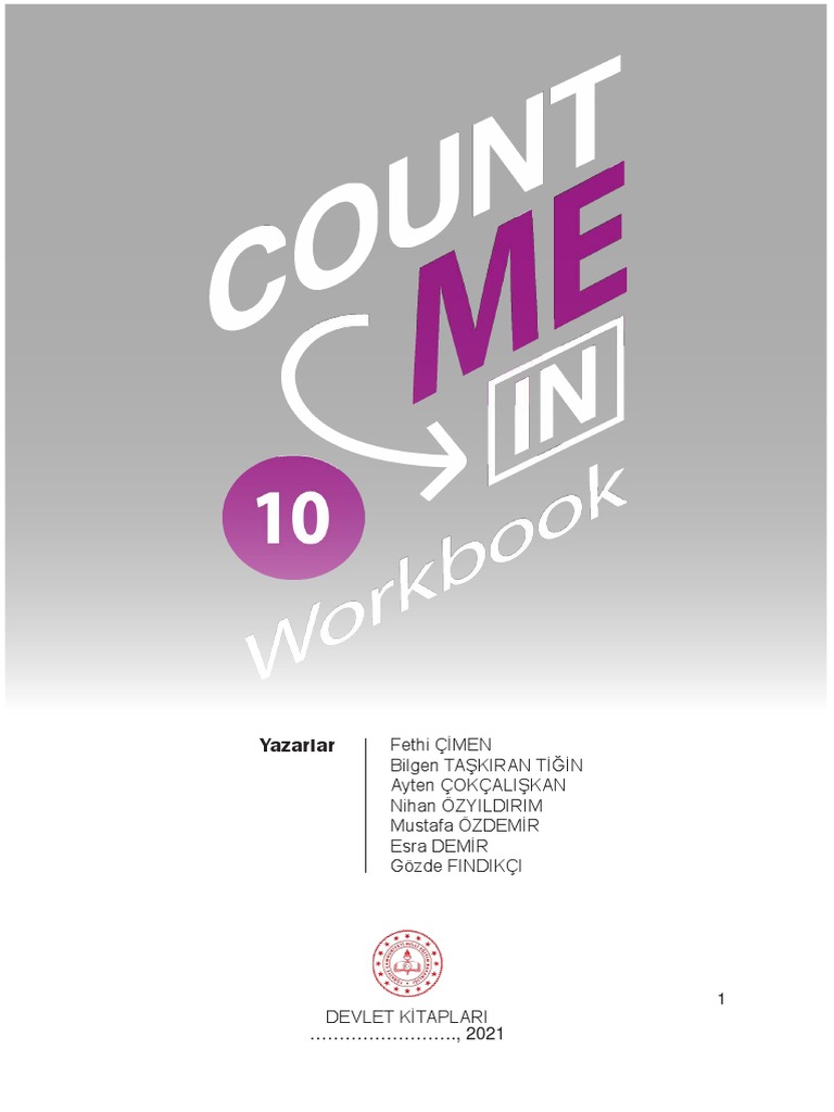 Count Me in English 10 Workbook Kitabı MEB | PDF