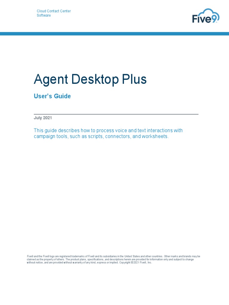 Agent Desktop Plus Guide | PDF | Safari (Web Browser) | Login