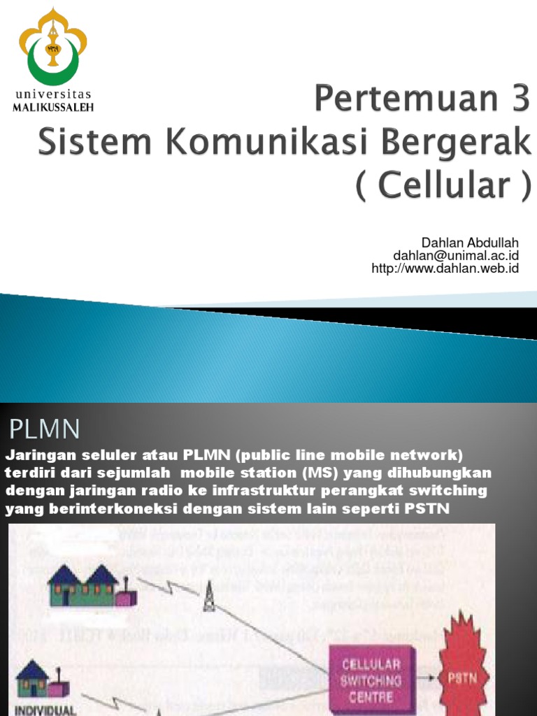Sistem Seluler: Konsep dan Generasi | PDF