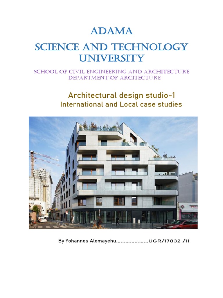 Inernational and Local Case Study | PDF | Architect | Apartment