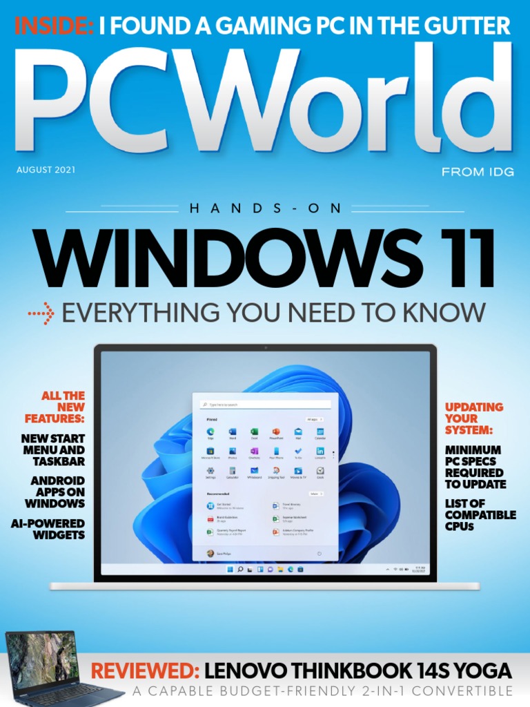 PCWorld - August 2021 | PDF | Microsoft Windows | Windows 10