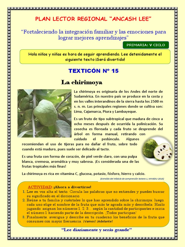 Texticón 15 V Ciclo (Rev.) ML | PDF