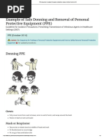 PPE Removal Sequence Guidelines | PDF | Personal Protective Equipment ...