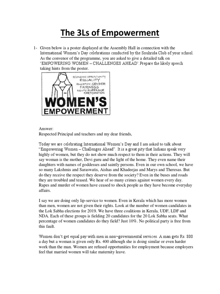 The 3Ls of Empowerment - Compressed | PDF | Leadership | Empowerment