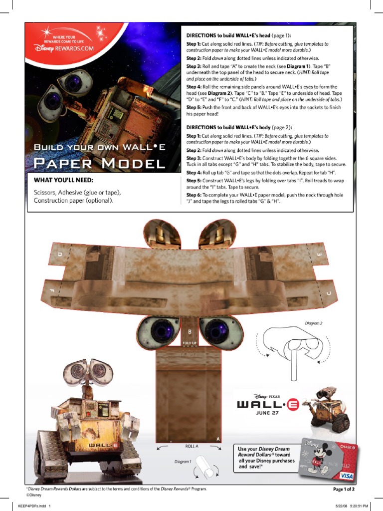 Wall-E Papercraft | PDF