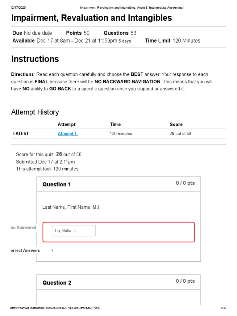 Impairment Revaluation and Intangibles Acctg 3 Intermediate Accounting ...