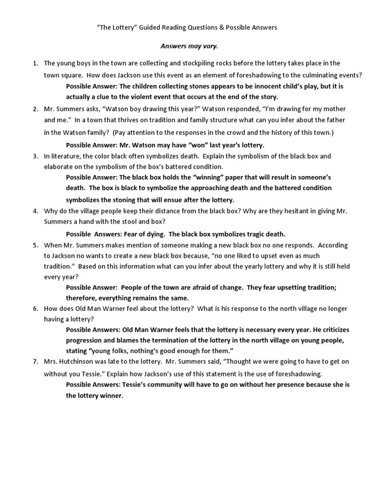 Answers May Vary.: Young Folks, Nothing's Good Enough For Them." | PDF