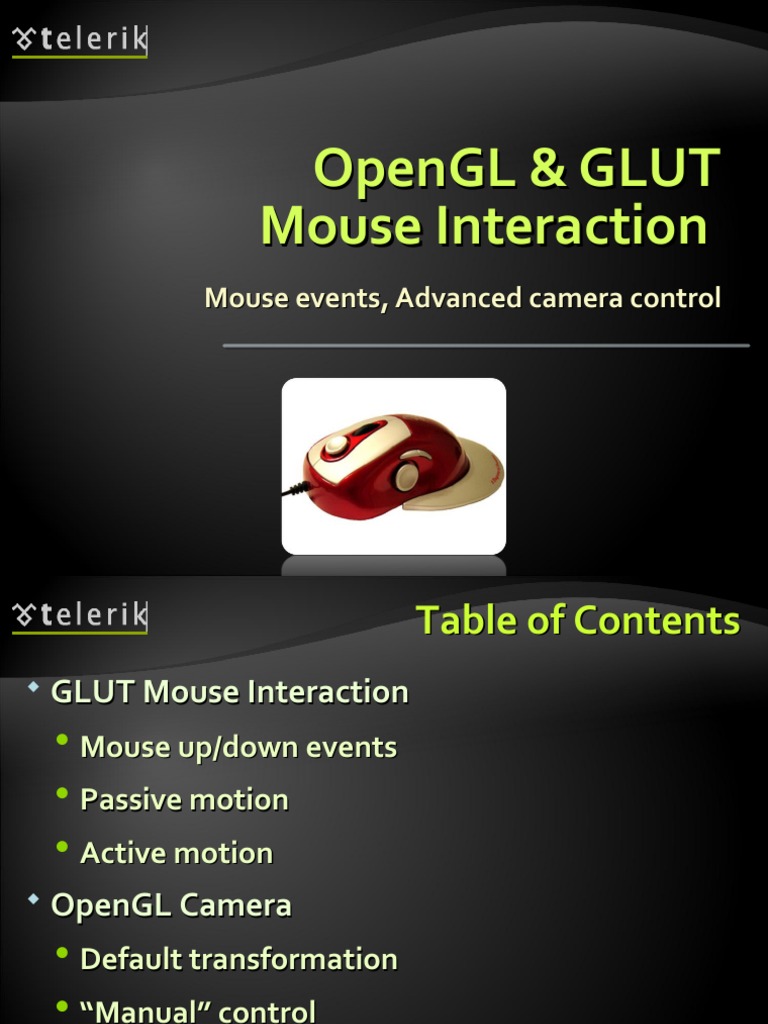 Opengl Glut Mouse Interaction | PDF | Callback (Computer Programming) | Human–Computer Interaction