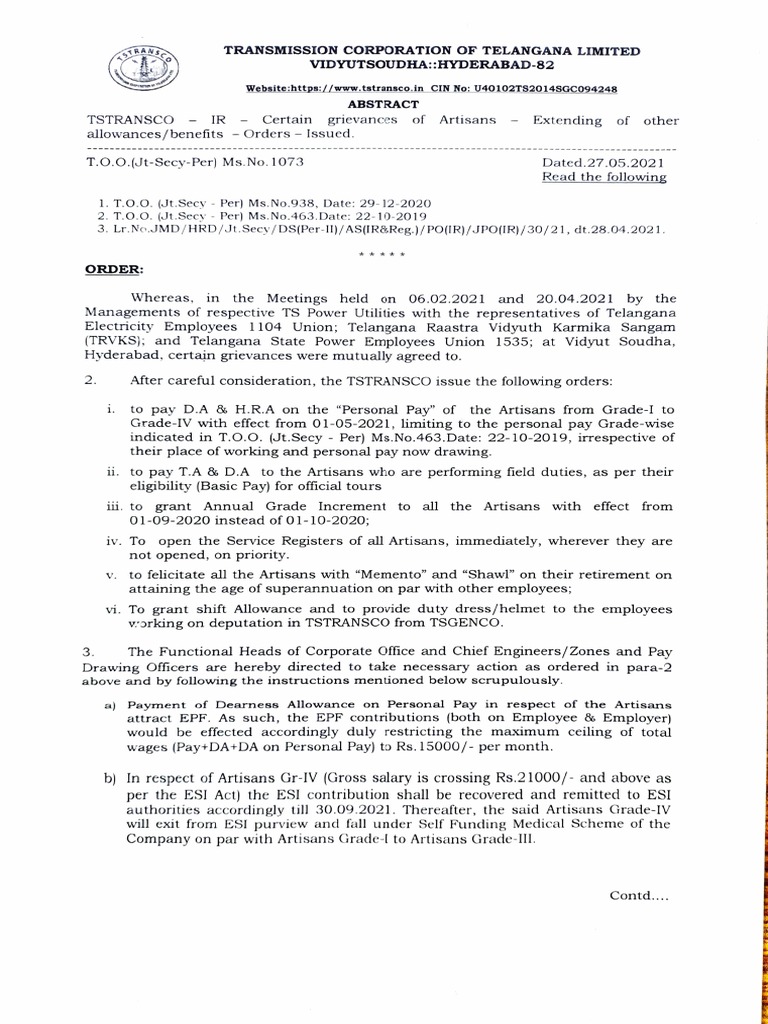 Website:Https://Www - Tstransco.In Cin No: U40102T82014Sgco94248 ...