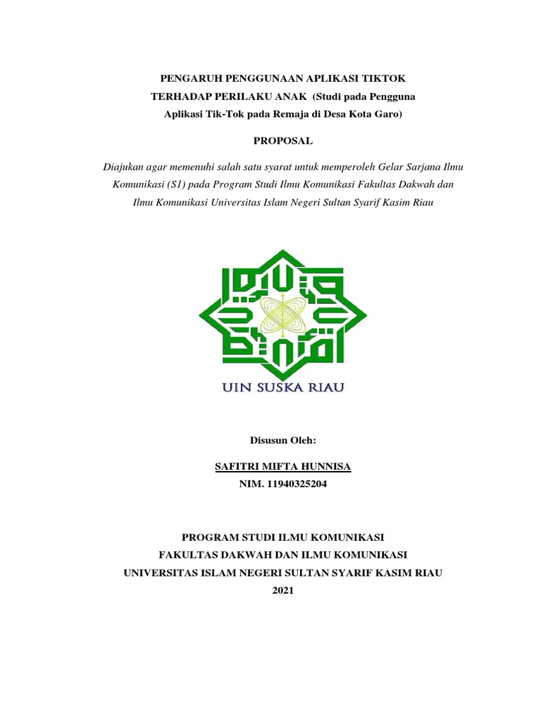 Proposal Metopel Mifta-Dikonversi | PDF