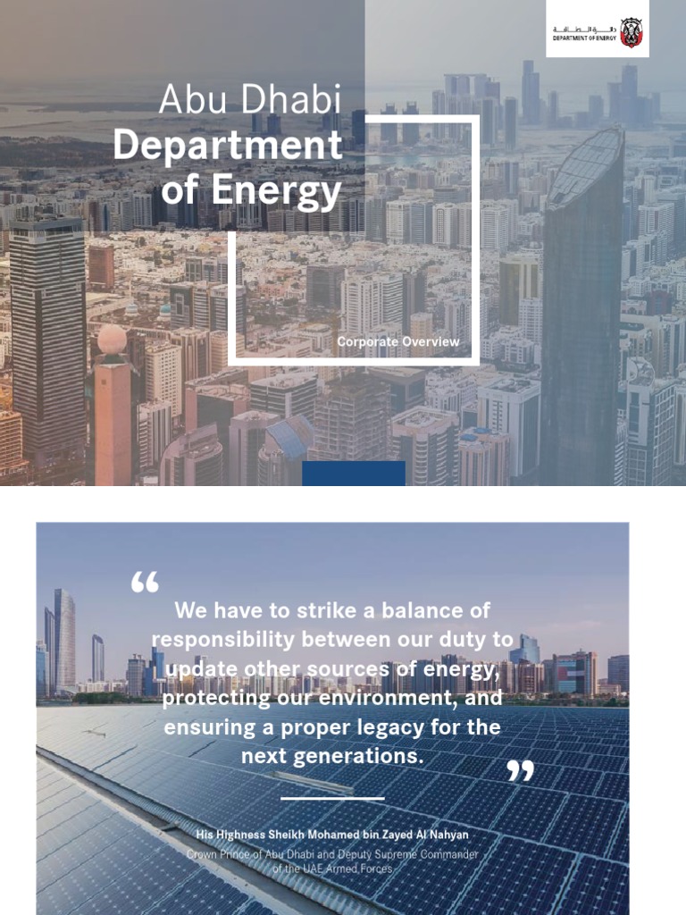 DoE Corporate Overview - en - Pages | PDF | Sustainability | United ...