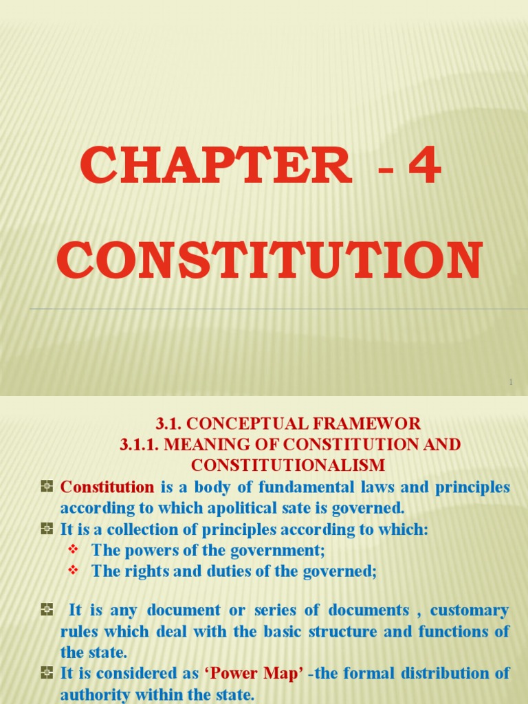 Civics Course Power Point Chapter 4 | PDF | Constitution | Corruption