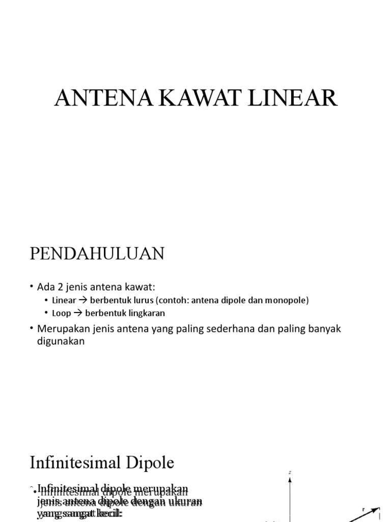 Antena Kawat Linear | PDF