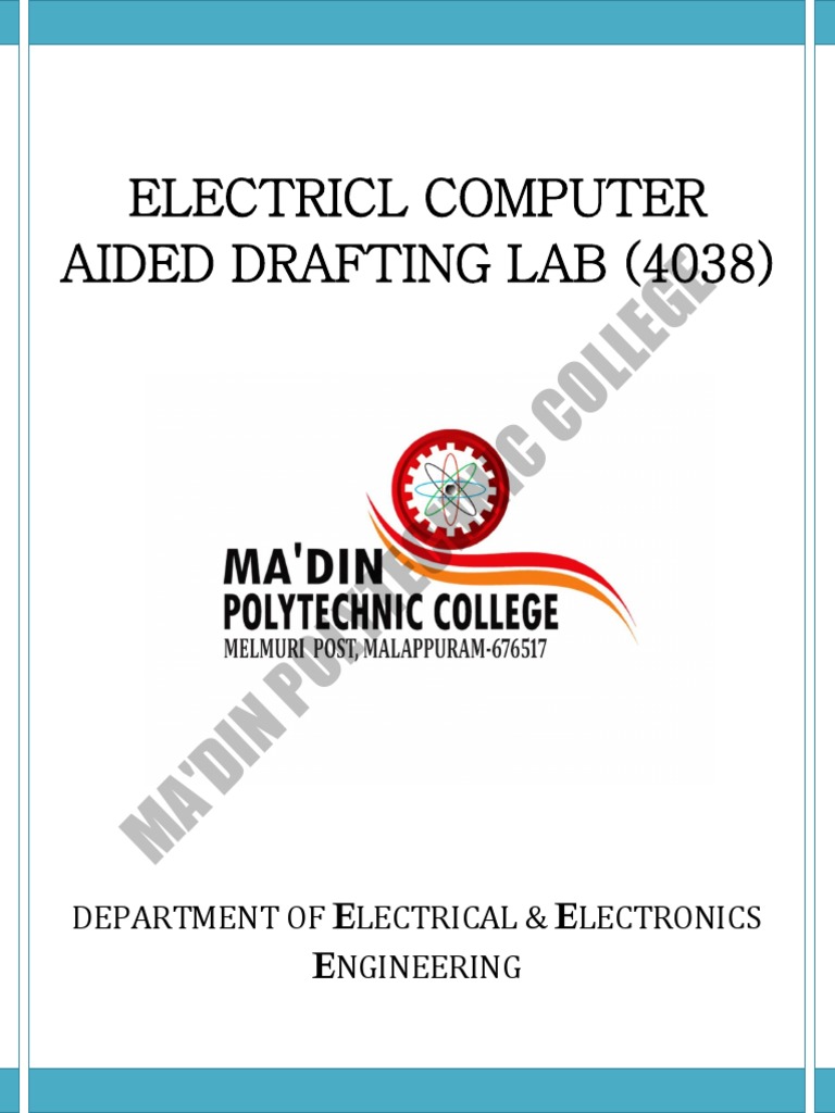 4038 - Electrical Computer Aided Drafting Lab | Download Free PDF ...