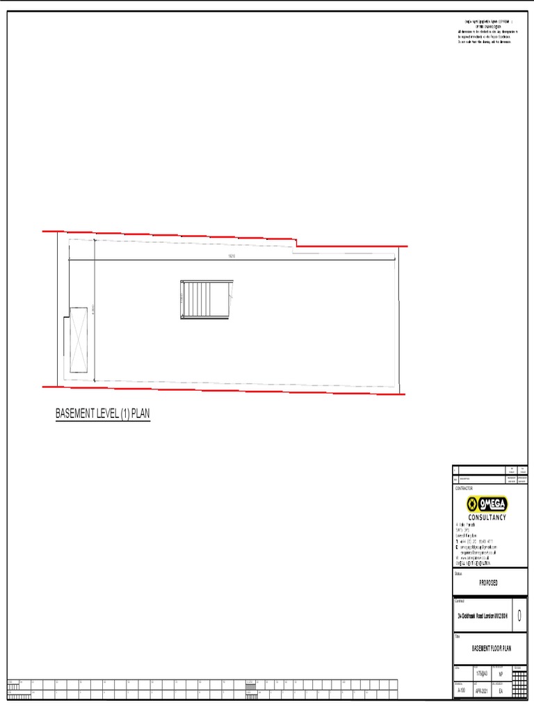 Structural Floor Plans for 34 Goldhawk Rd | PDF | Architectural Design ...