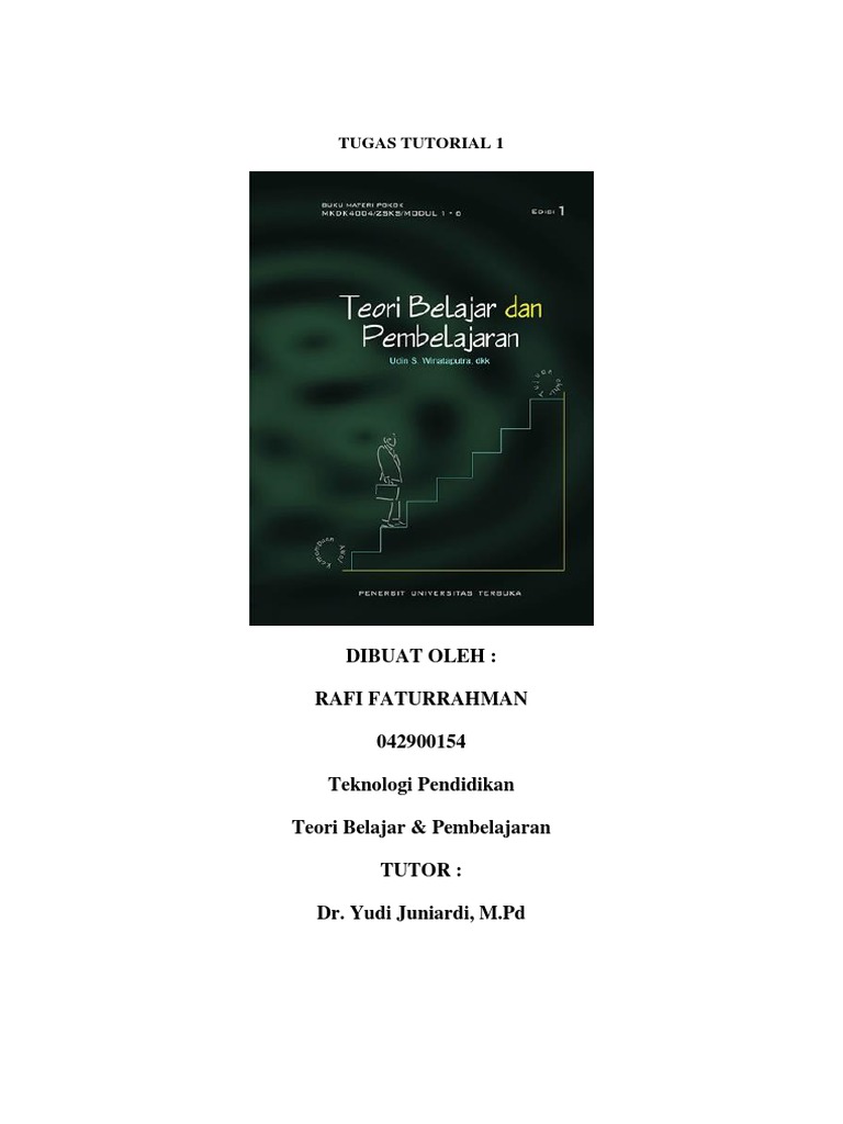 TT1 - Teori Belajar&Pembelajaran - Rafi Faturrahman | PDF