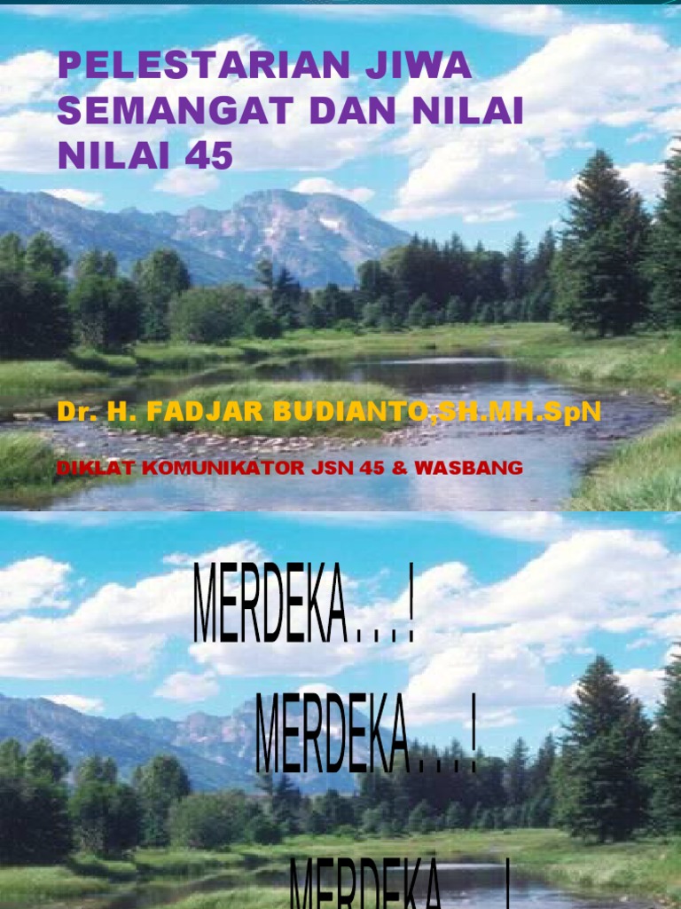 Pedoman Pelestarian JSN 45 | PDF