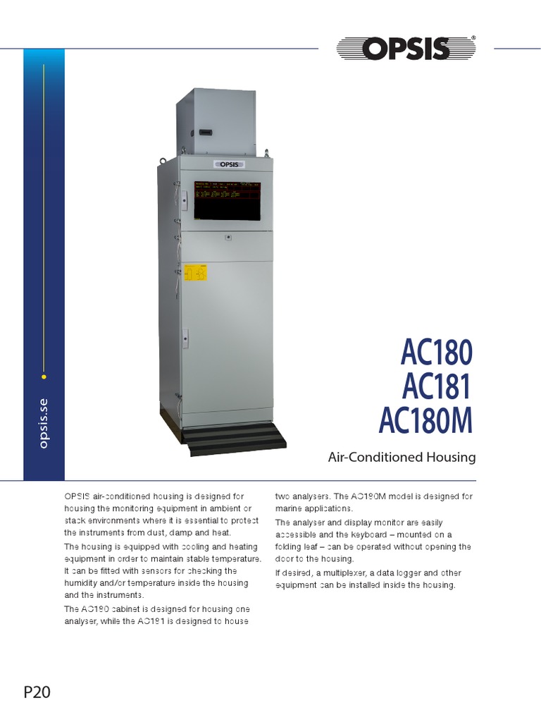 AC180 AC181 AC180M: Air-Conditioned Housing | PDF | Air Conditioning ...
