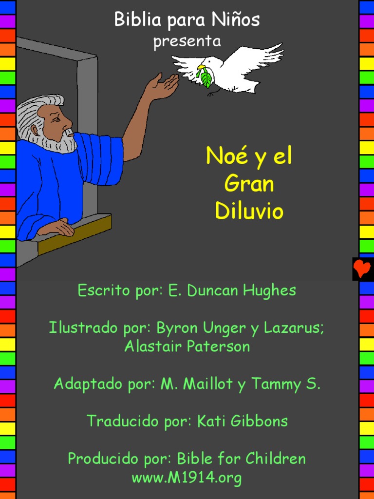 Noah and The Great Flood Spanish PDA | PDF | Arca de Noé | Noé