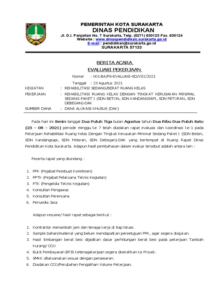 CCO Risalah Rapat | PDF