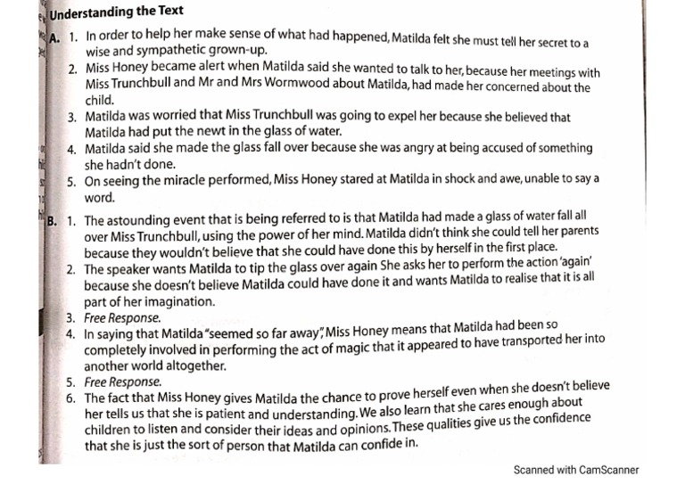 Matilda Can Do Magic-Notes | PDF