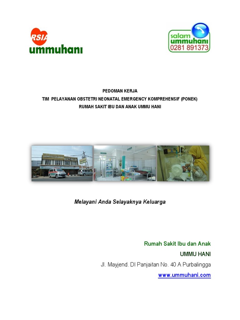 Pedoman Kerja Tim Ponek | PDF