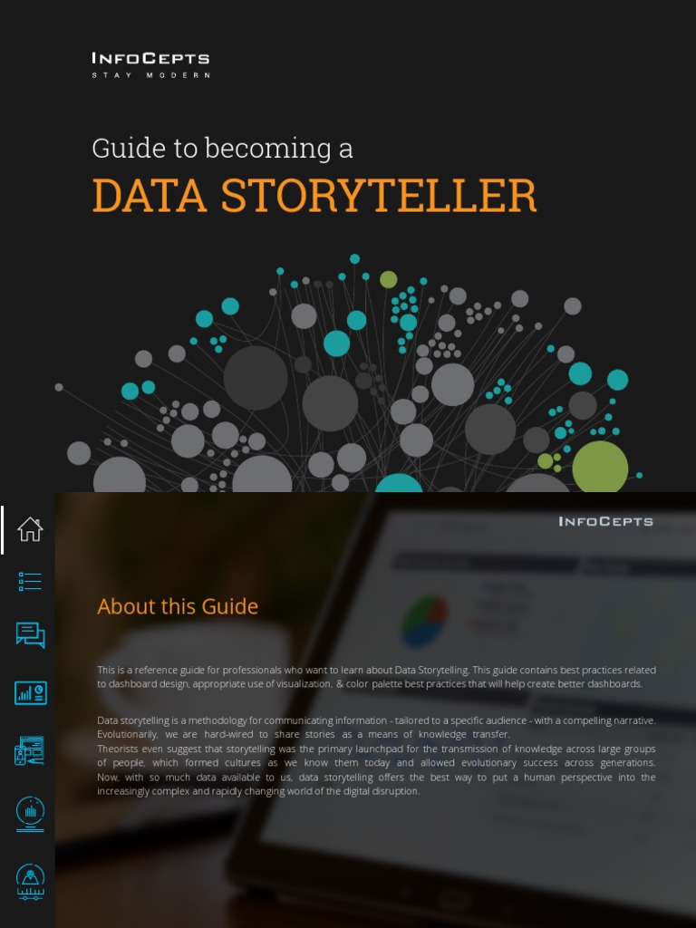 Guide To Becoming A Data Storyteller Pdf Storytelling Icon Computing