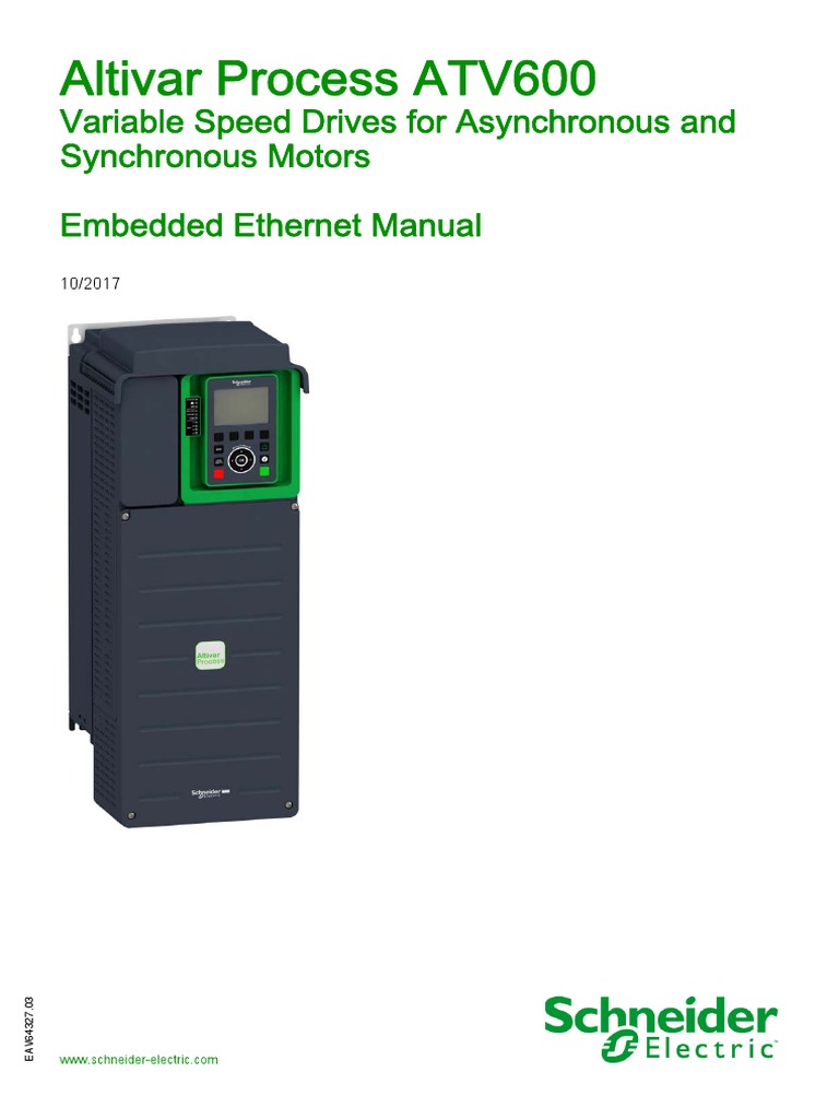 ATV600 Embedded Ethernet Manual en EAV64327 03 | PDF | Internet ...