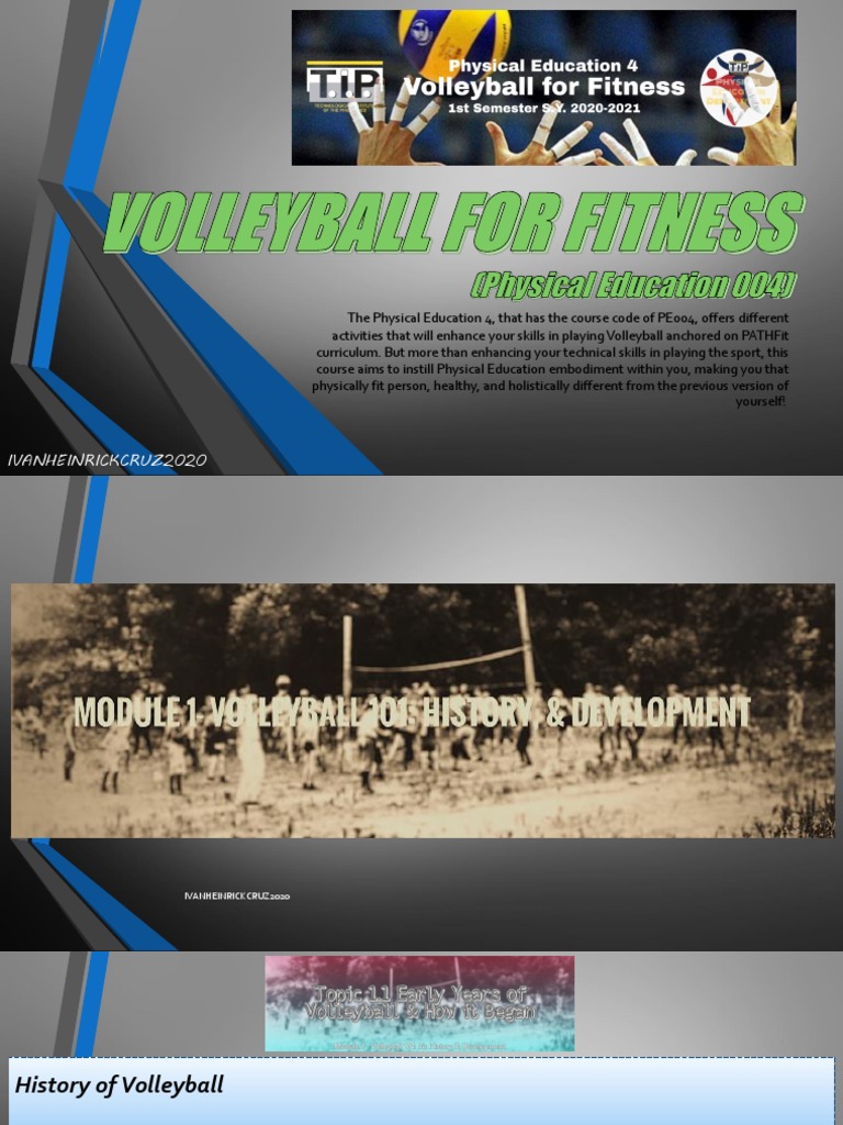 Presentation For Topic 1.1 | PDF | Volleyball | Competitive Games