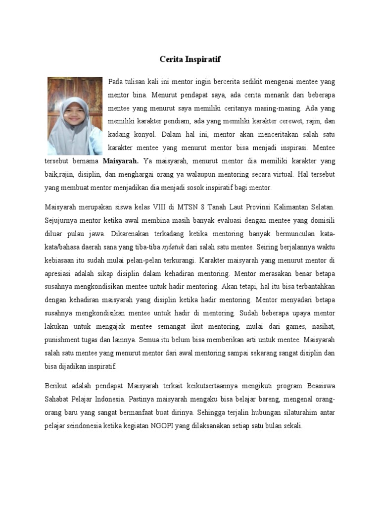 Cerita Inspiratif | PDF