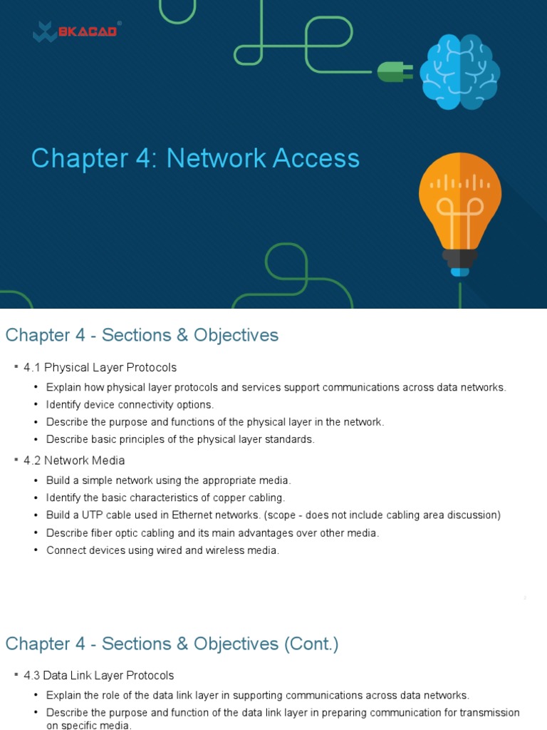 Chapter 4: Network Access | Download Free PDF | Network Topology ...