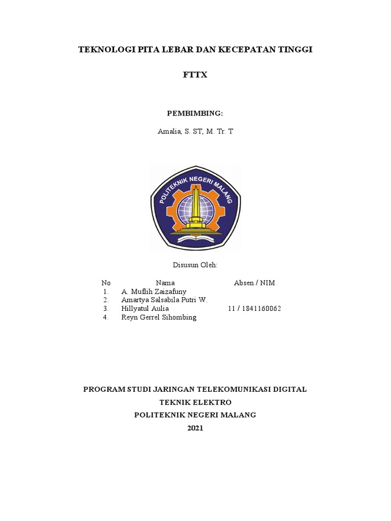 FTTX | PDF | Teknologi & Rekayasa