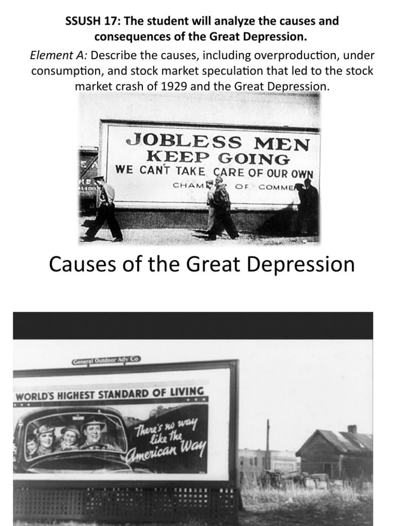 SSUSH 17: The Student Will Analyze The Causes and Consequences of The ...