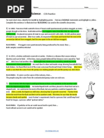 Penicillin Worksheet | PDF