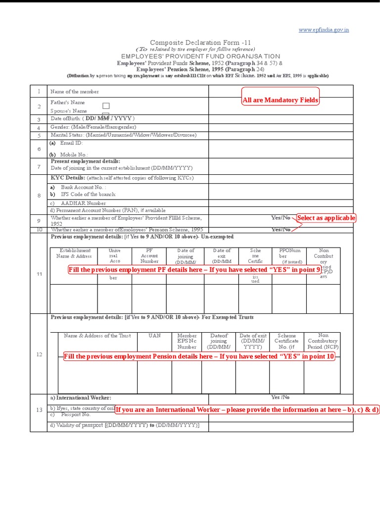 Sample Composite Form 11 | PDF | Government And Personhood ...