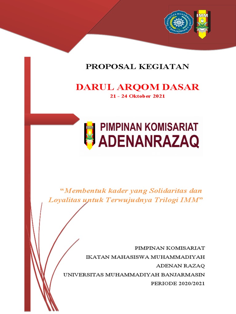 Proposal Dad IV PK Adra-1 | PDF