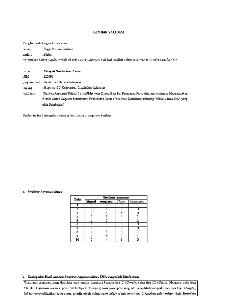Contoh Triangulasi | PDF
