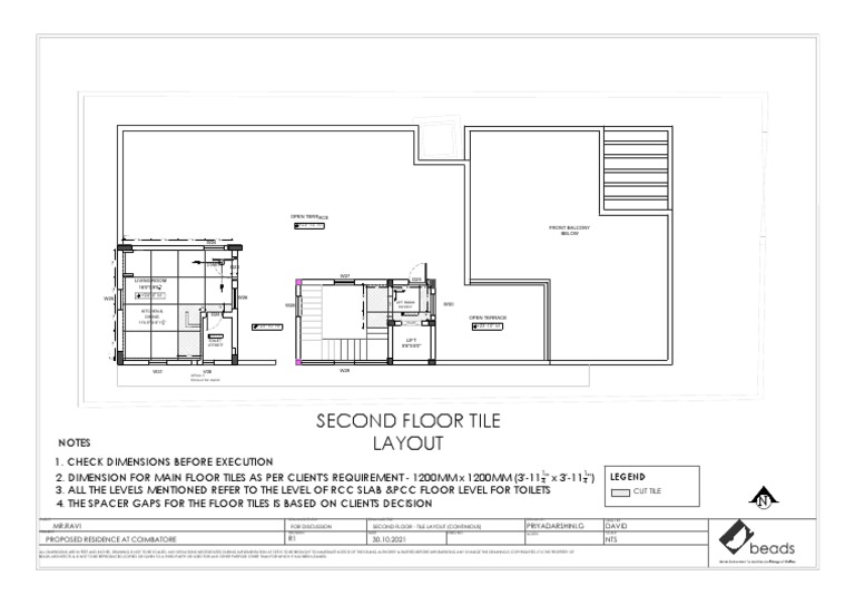 8 - Sec Floor Tile Layout | PDF | Design | Buildings And Structures