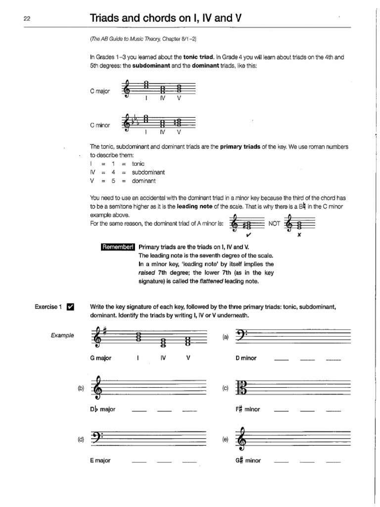 Grade 4 Theory ABRSM-23-26 | PDF