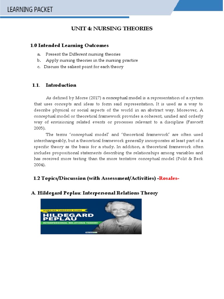 Nursing Theories Explained | PDF | Nursing | Systems Theory