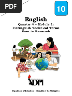 Grade 10 Research Template | PDF | Statistics | Survey Methodology