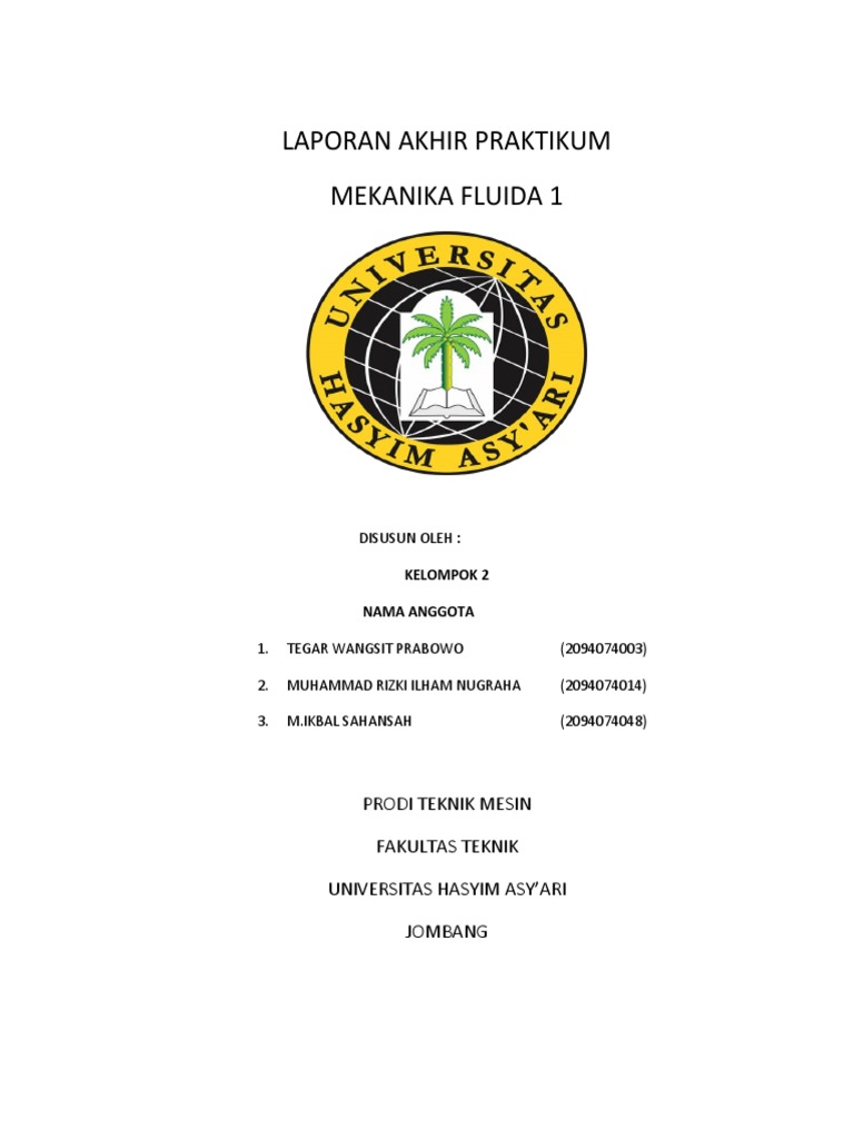 Laporan Praktikum Mekflu Kelompok 2 | PDF