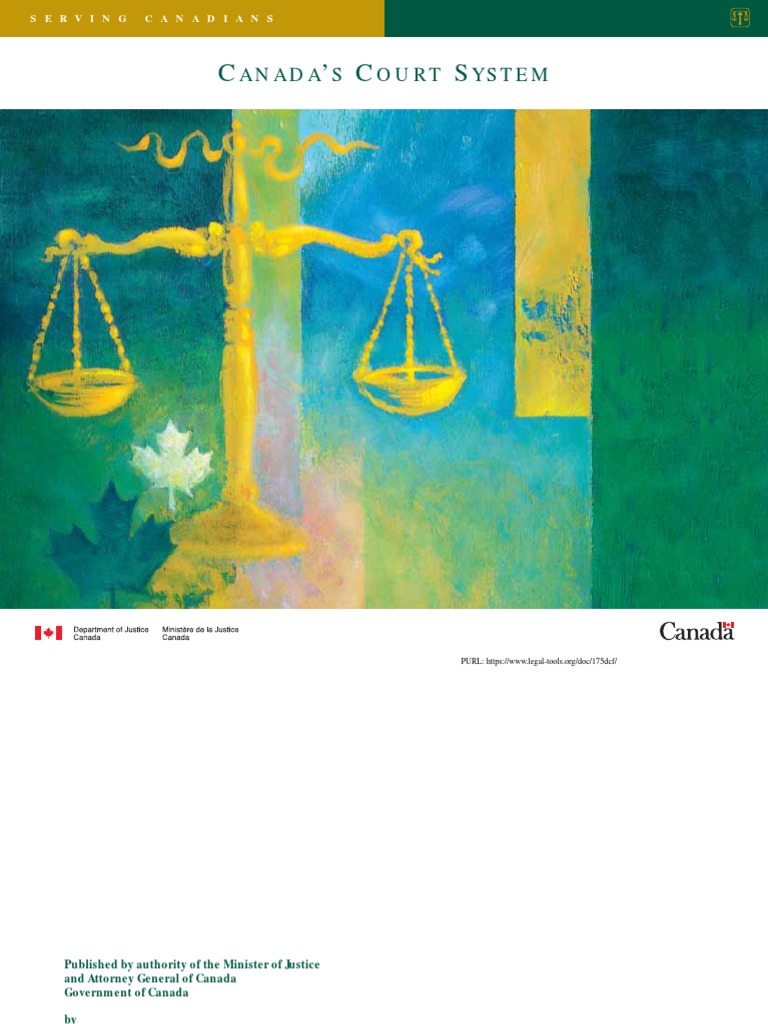 Department of Justice Canada, Canada's Court System (2005) (E) | PDF ...