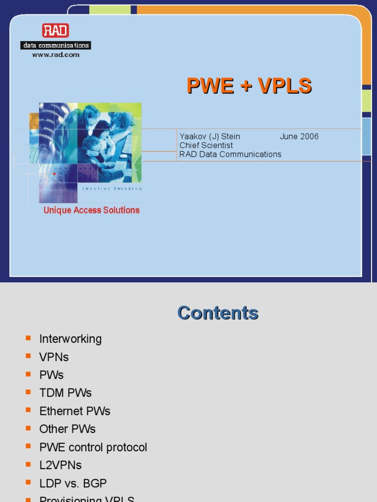 Pwe VPLS | PDF | Virtual Private Network | Multiprotocol Label Switching