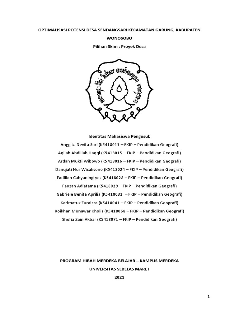 Proposal MBKM Tim 6 | PDF